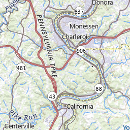 California Of Pennsylvania Map Map Of The Reading Railway System And