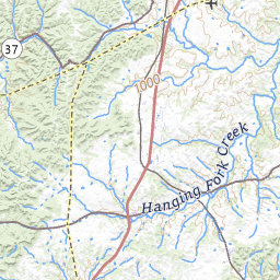 Casey County Kentucky Map