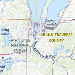 Kalkaska County, Michigan Topograhic Maps by Topo Zone
