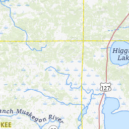 Kalkaska County, Michigan Topograhic Maps by Topo Zone