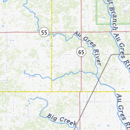 Ogemaw County, Michigan Topograhic Maps by Topo Zone