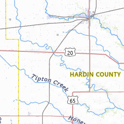 Hardin County, Iowa Topograhic Maps by Topo Zone