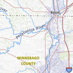Winnebago County, Illinois Topograhic Maps by Topo Zone