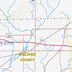 Williams County Ohio Road Map