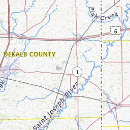 Defiance County, Ohio Topograhic Maps by Topo Zone