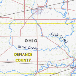 Defiance County, Ohio Topograhic Maps by Topo Zone