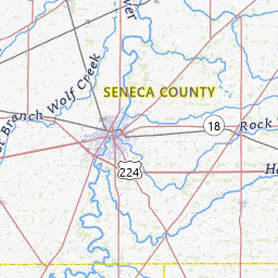 Seneca County, Ohio Topograhic Maps by Topo Zone