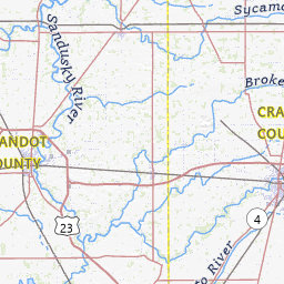 Morrow County, Ohio Topograhic Maps by Topo Zone