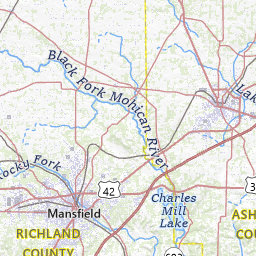 Wayne County, Ohio Topograhic Maps by Topo Zone