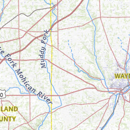 Wayne County, Ohio Topograhic Maps by Topo Zone