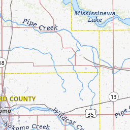 Cass County, Indiana Topograhic Maps by Topo Zone