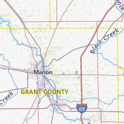 Delaware County, Indiana Topograhic Maps by Topo Zone