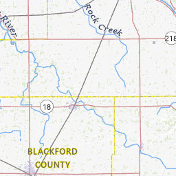 Delaware County, Indiana Topograhic Maps by Topo Zone