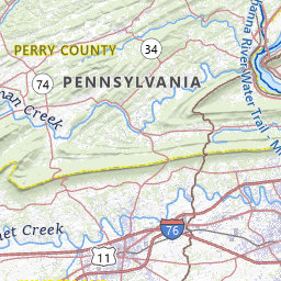 Perry County, Pennsylvania Topograhic Maps by Topo Zone