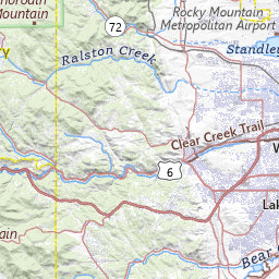 Colorado Ditch Map BURLINGTON DITCH BELOW HEADGATE AT DENVER, CO.