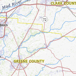 Montgomery County, Ohio Topograhic Maps by Topo Zone
