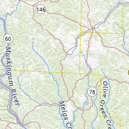 Muskingum County, Ohio Topograhic Maps by Topo Zone