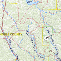 Noble County, Ohio Topograhic Maps by Topo Zone