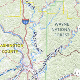 Noble County, Ohio Topograhic Maps by Topo Zone
