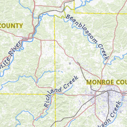 Morgan County, Indiana Topograhic Maps by Topo Zone