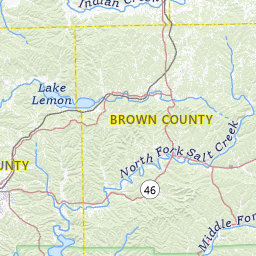Morgan County, Indiana Topograhic Maps by Topo Zone