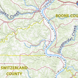 Switzerland County, Indiana Topograhic Maps by Topo Zone
