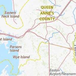 Queen Annes County Map Map Of Queen Anne, Queen Anne's County, MD,