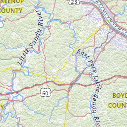 Carter County Ky Map