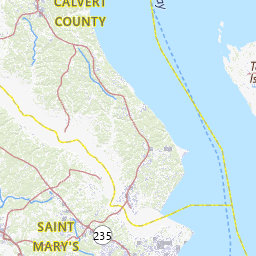 Talbot County, Maryland Topograhic Maps by Topo Zone