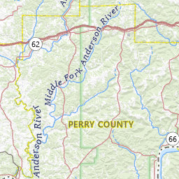 Warrick County, Indiana Topograhic Maps by Topo Zone