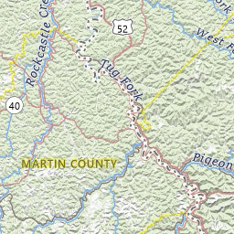 Floyd County, Kentucky Topograhic Maps by Topo Zone