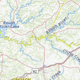 Map Of Rough River Kentucky