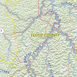 Morgan County, Kentucky Topograhic Maps by Topo Zone