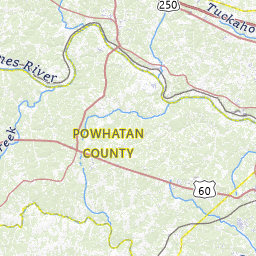 Fluvanna County, Virginia Topograhic Maps by Topo Zone