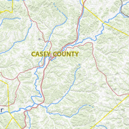 Russell County, Kentucky Topograhic Maps by Topo Zone