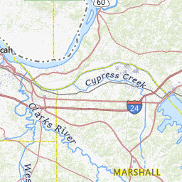 Ballard County, Kentucky Topograhic Maps by Topo Zone