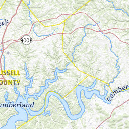 Russell County, Kentucky Topograhic Maps by Topo Zone