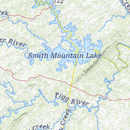 Roanoke County, Virginia Topograhic Maps by Topo Zone