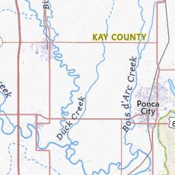 Garfield County, Oklahoma Topograhic Maps by Topo Zone
