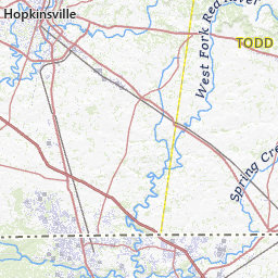 Robertson County, Tennessee Topograhic Maps by Topo Zone