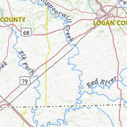 Robertson County, Tennessee Topograhic Maps by Topo Zone