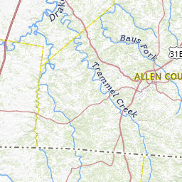 Robertson County, Tennessee Topograhic Maps by Topo Zone