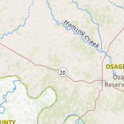 Tulsa County, Oklahoma Topograhic Maps by Topo Zone