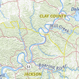 Jackson County Tenn Map