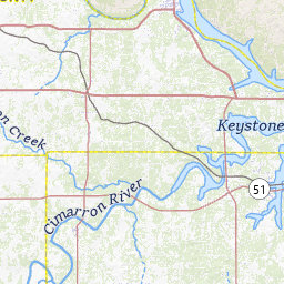 Tulsa County, Oklahoma Topograhic Maps by Topo Zone