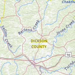 Robertson County, Tennessee Topograhic Maps by Topo Zone
