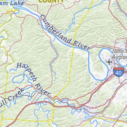 Robertson County, Tennessee Topograhic Maps by Topo Zone