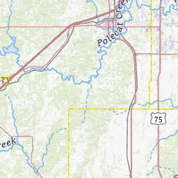 Tulsa County, Oklahoma Topograhic Maps by Topo Zone