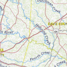 Rowan County, North Carolina Topograhic Maps by Topo Zone