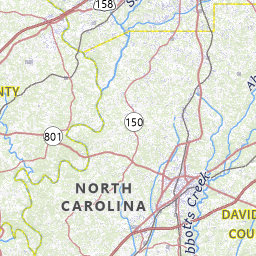 Davidson County Nc Zip Code Map